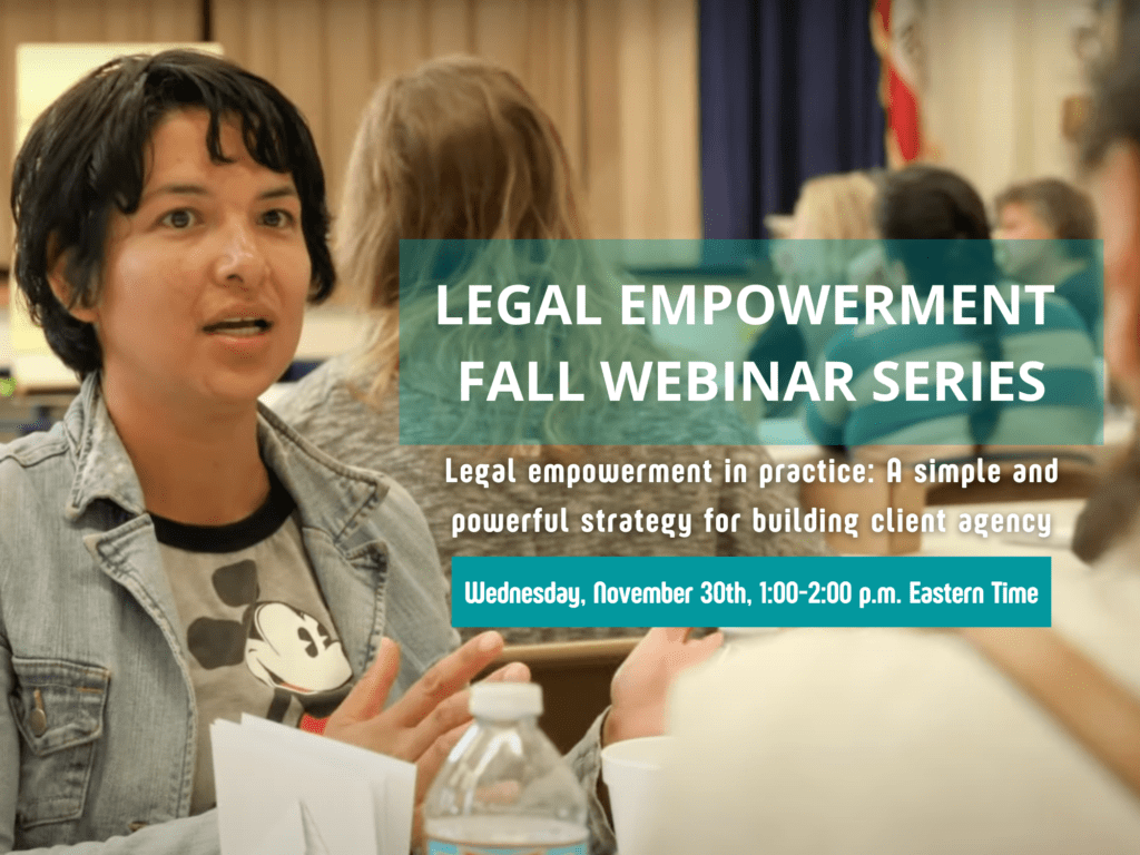 Legal empowerment in practice - Right Question Institute