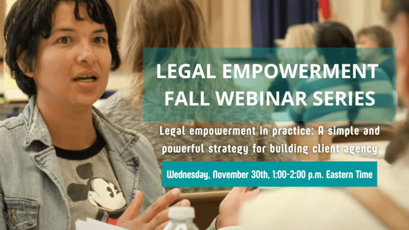 Legal empowerment in practice - Right Question Institute