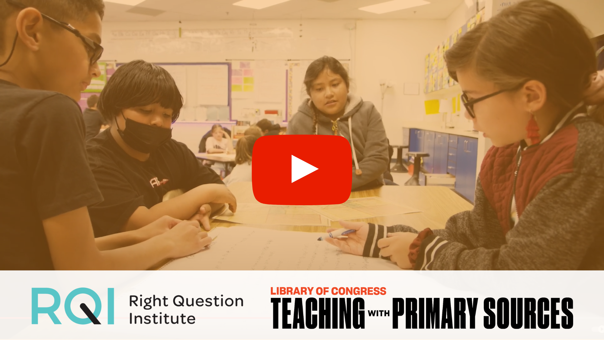 Primary Sources & QFT: 4th Grade Classroom Video - Right Question Institute